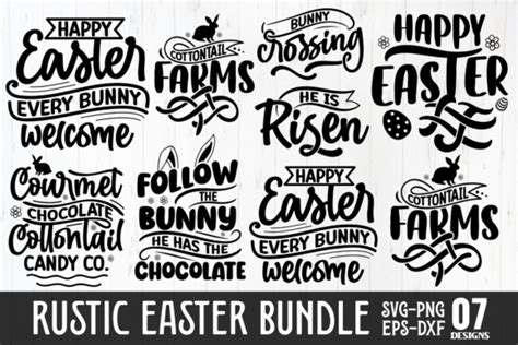Farmhouse Rustic Easter Svg Bundle Graphic By Mockupstyle · Creative Fabrica Farmhouse Rustic Easter Svg Bundle Graphic By Mockupstyle · Creative Fabrica