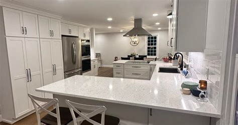 Open Concept Split Level Kitchen Remodel Bonsai Builders