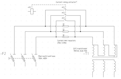 Transformer Contactor Relay Rating For Bypass Function Of Soft Start