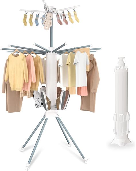 Nrsuen 3 Tier Octopus Shaped Clothes Drying Rack With