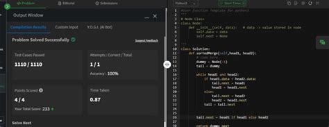 dsa linkedlist merge sorting geekstreak2024 codingchallenge