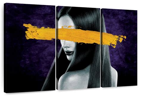 Lark Manor™ Leisha Pleasing Girl Yellow Brush Stroke Wayfair