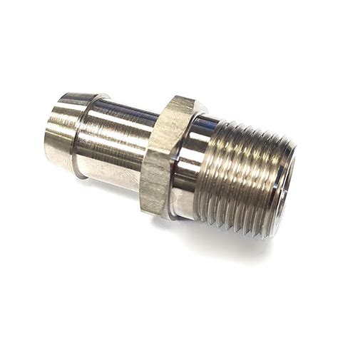 Automotive 12 Npt To 58” Heater Hose Barb Fitting Adapter For
