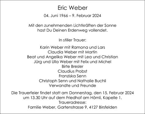 Eric Weber Hommages