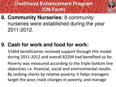 Ppt Livelihood Enhancement Program On Farm Powerpoint Presentation