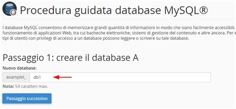 Creare Un Database Mysql Con Cpanel Supporthost