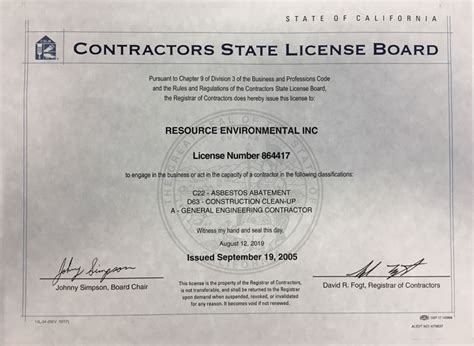 Qualifications Resource Environmental Inc