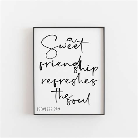 Proverbs 27 9 Wall Art Etsy