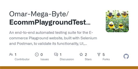Github Omar Mega Byte Ecommplaygroundtestmasters An End To End Automated Testing Suite For