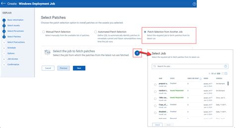 Creating Patch Job For Windows Assets