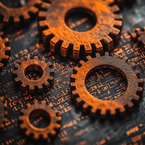 realistic depiction of the rust programming language code in an ide