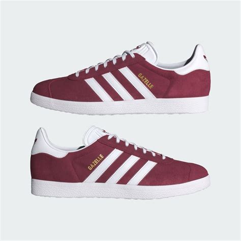 adidas Gazelle Shoes - Burgundy | adidas LK