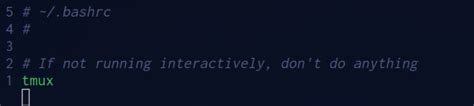 Add Tmux To Bashrc For Automatic Entering Upon Opening Terminal Rlinuxmemes