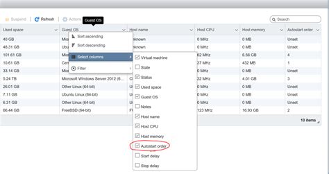 Autostart Vm From Esxi 6 5 Web Client Vmware Vsphere