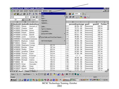 ppt manipulating data with excel powerpoint presentation free
