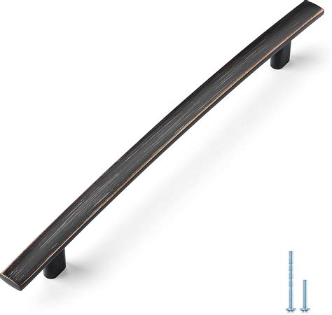 Ravinte Oil Rubbed Bronze Curved Cabinet Handles Arch Drawer Pulls For