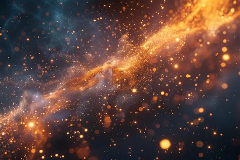 Journey Through The Cosmos As Colliding Particles Generative Ai Premium Ai Generated Image