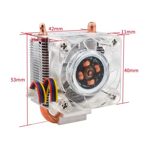 raspberry pi 5 tower fan raspberry pi 5b ice tower radiator ice cooling