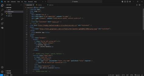 Likitha Mandala On Linkedin Bharatintern Weatherwebsite Webdevelopment