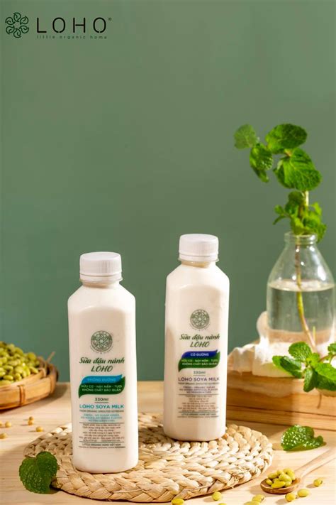 Sữa đậu Nành Loho Có đường 330ml Omgreen