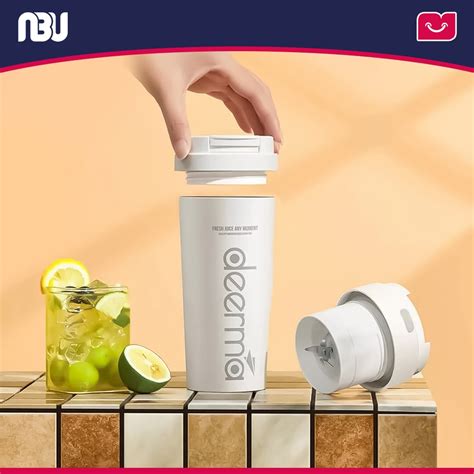 ابوشهاب ماگ و مخلوط کن و مینی آبمیوه گیری قابل حمل شیائومی مدل Deerma Nu90