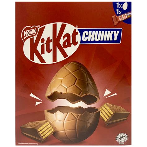 Nestle Kit Kat Chunky Milk Chocolate Large Easter Egg 190g Villa Market