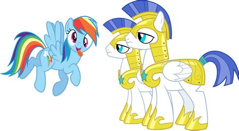 Rainbow Dash Taunting Guards By Cloudyglow On Deviantart