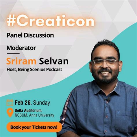 Sriram Selvan On Linkedin Creaticon 23 Comments