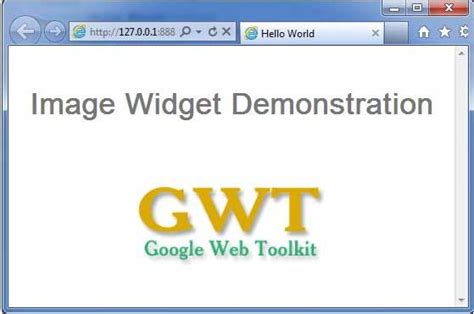 Gwt Image 图像小部件 Gwt 教程