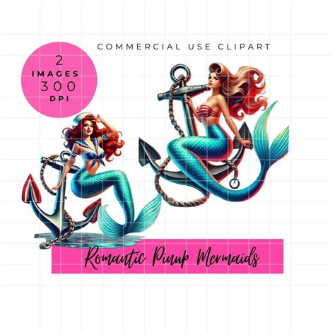 Pinup Mermaid Etsy