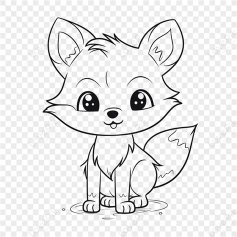 Cute Fox Colouring Pictures 2025
