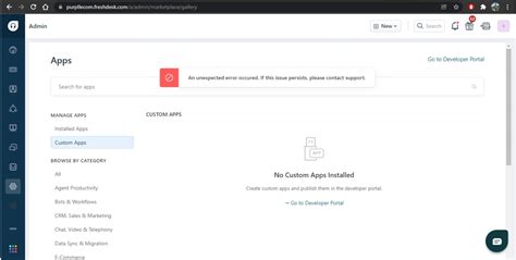 Not Able To Deploy And Install The App In Freshdesk App Platform