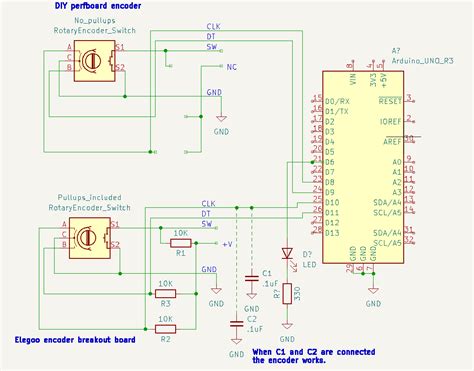 Encoder Only Works With Onboard Pullups General Electronics Arduino Forum