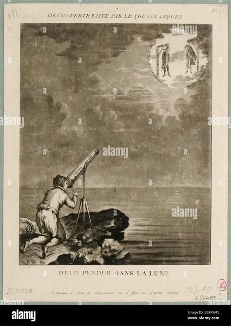 Discovery By Jacques Cousin Two Hanged In The Moon TI Stock Photo Alamy