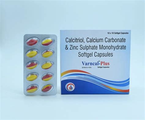 Varncal Plus Calcitriol Calcium Carbonate Zinc Sulphate Monohydrate