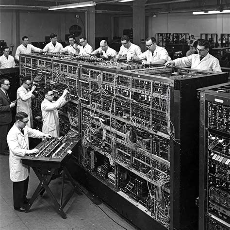 The First Computer Eniac 1945 Was A Massive 30 Metres Long And Weighed Richard Stern The First Computer Eniac 1945 Was A Massive 30 Metres Long And Weighed Richard Stern