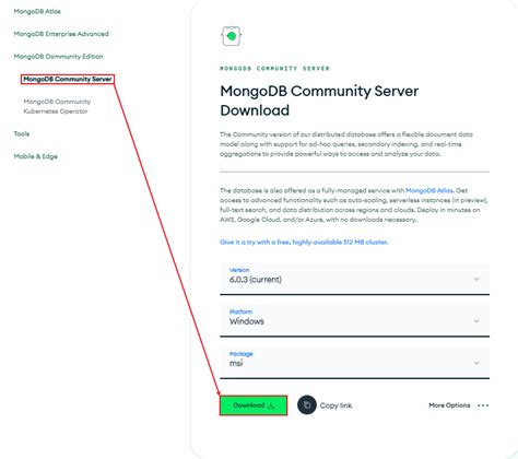 Mongodb下载安装与测试连接windowsmongodb客户端下载 Csdn博客