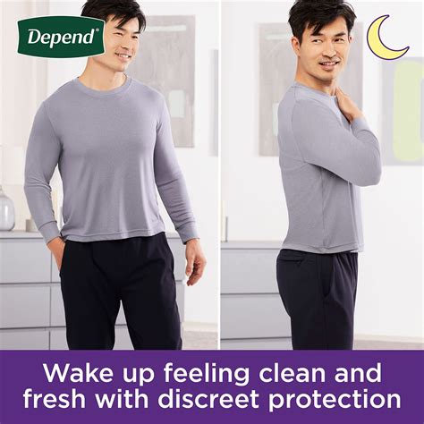Depend Night Defense Adult Incontinence Underwear For Men Disposable