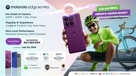 Segini Harga Motorola Edge Pro Di Indonesia Hp Ai Dengan Baterai Tangguh Telset
