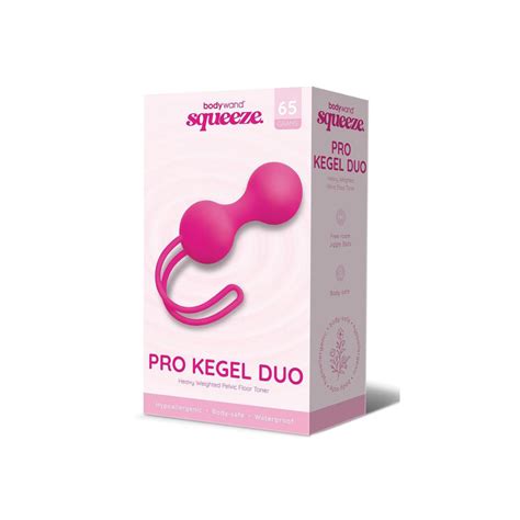 Bodywand Squeeze Pro Kegel Duo 65 G Weighted Kegel Balls Pelvic Trainer