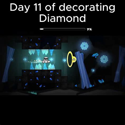 Day 11 Of Decorating Diamond Geometrydash Gd Shorts Youtube