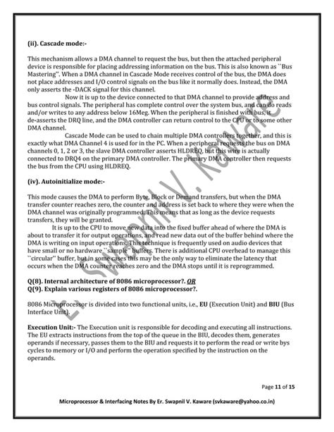 Microprocessor And Interfacing Part 2 By Er Swapnil V Kaware Pdf