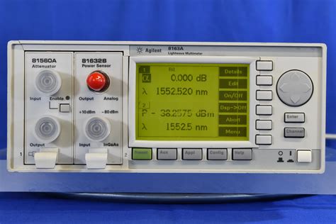 Agilent 8163a Lightwave Multimeter 81560a Attenuator 81632b Power