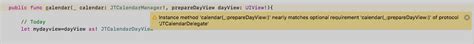 Swift4 Nearly Matches Optional Requirement In Of Protocol