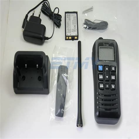 Icom IC M37 Waterproof 6W VHF Portable Radio For Long Range