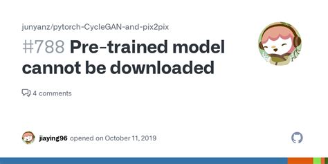 Pre Trained Model Cannot Be Downloaded · Issue 788 · Junyanzpytorch