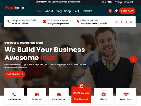 Fasterly Wordpress Theme