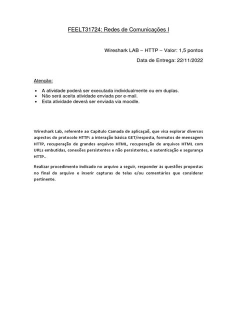 prática 2 wireshark lab pdf hypertext transfer protocol