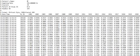 how load a txt file of eeg on brainstorm eeg brainstorm