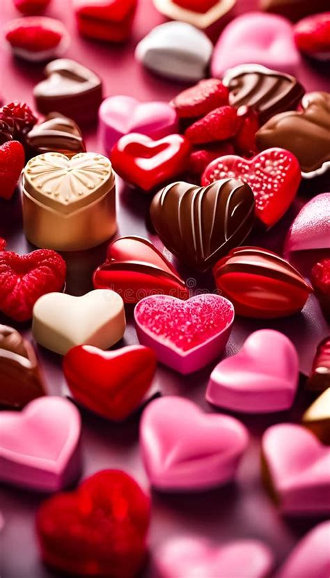 ai generative illustration of a valentines day concept design stock